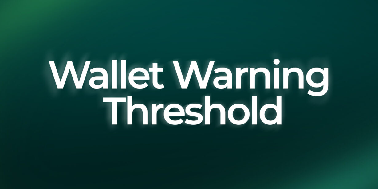 Customizing Wallet Warning Threshold - ArvanCloud Newsroom